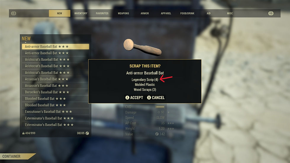2024 Guide to Fallout 76's Legendary Crafting Changes