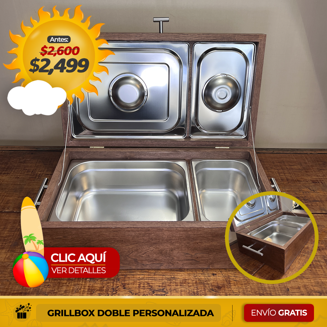 Grill Box Doble - Hielera para Carne Asada. | Rex Monterrey