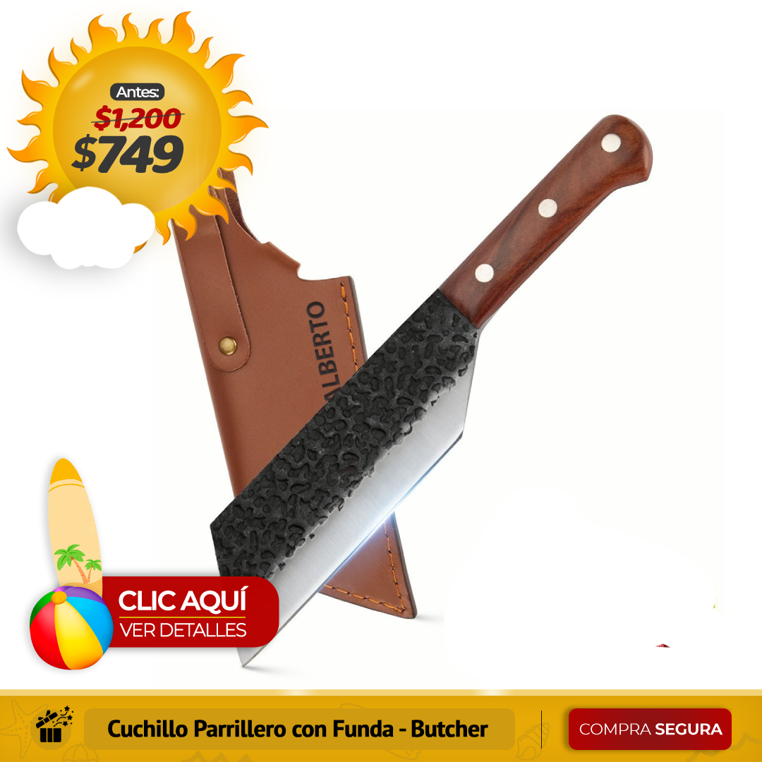 Cuchillo Profesional con Funda -BUTCHER | Rex Monterrey
