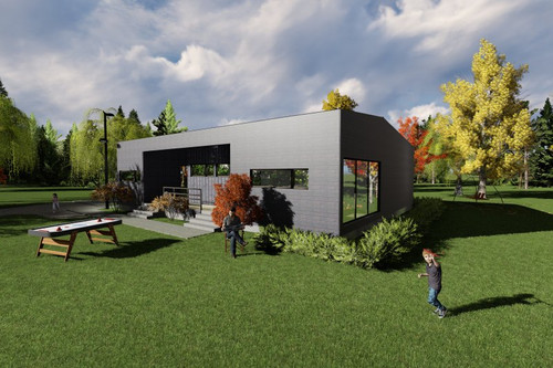 Modern House Plan 549-24 | Log Forma