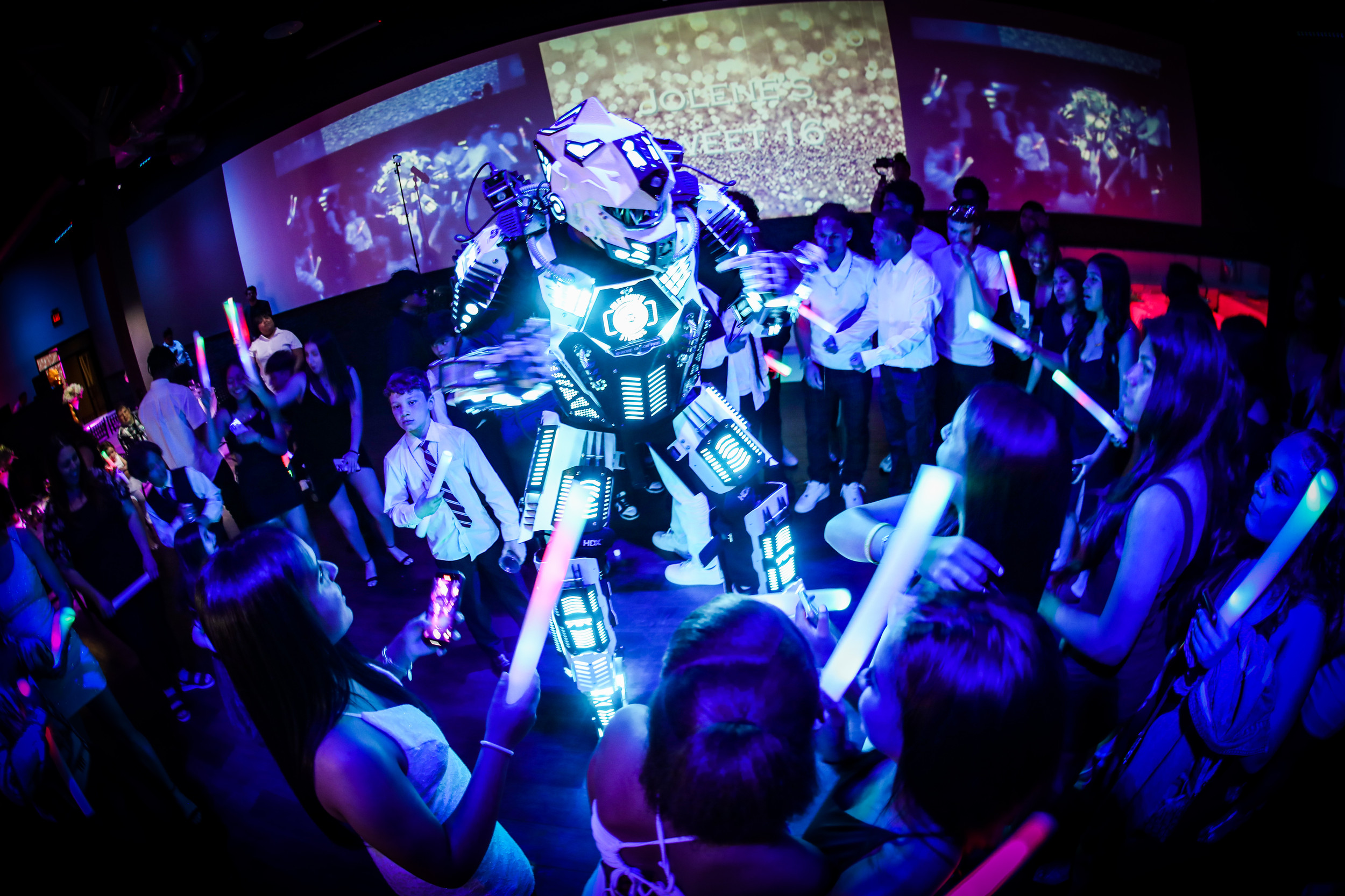 LED Robot Performer | The Entertainment Company, Inc. NJ LED performers