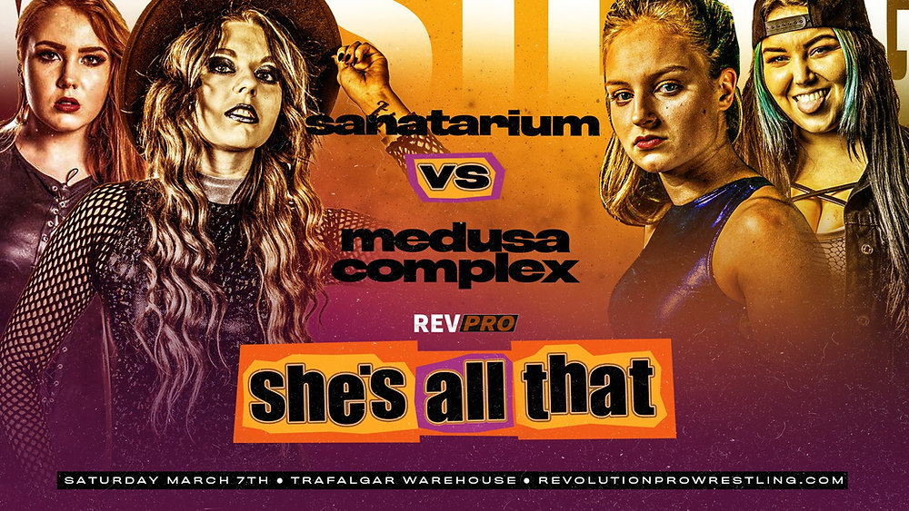 March 7th - Sheffield - SANATARIUM vs MEDUSA COMPLEX - Trafalgar Warehouse