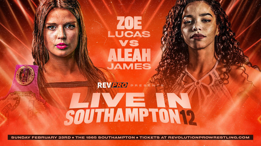 Feb 23rd - The 1865 - ZOE LUCAS vs ALEAH JAMES - Live in Southampton 12