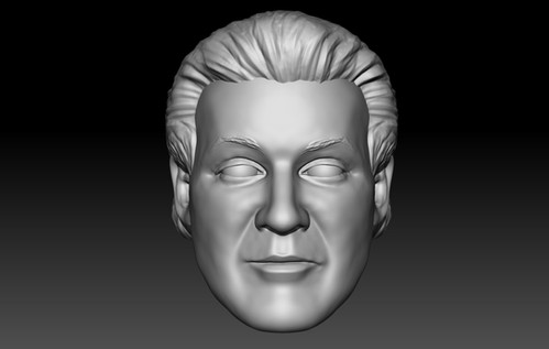 Joey Marella 3D printed action figure head | Veg3d