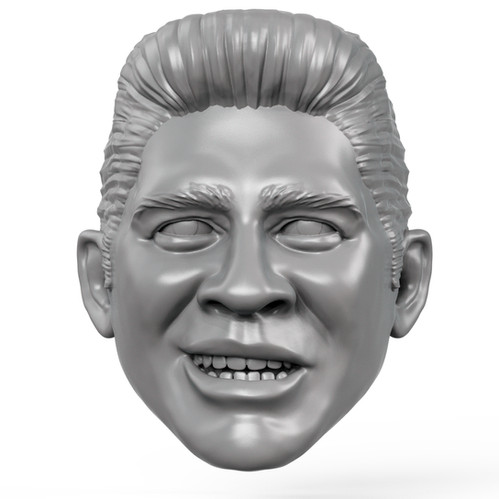 EL Matador 3D printed custom action figure head | Veg3d