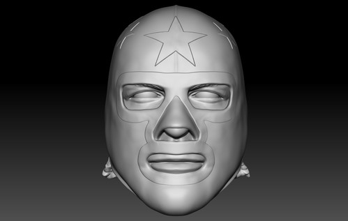 Superstar 3D printed action figure head | Veg3d