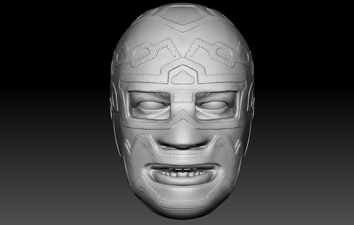 Prince Puma 3D printed action figure head | Veg3d