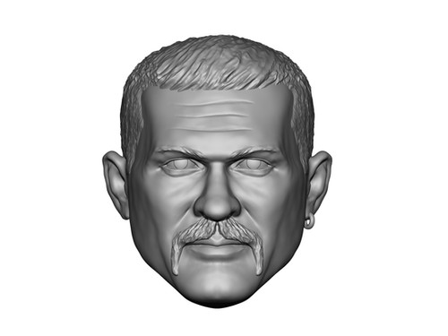 Oleksandr Usyk head only heavyweight 3D printed custom action figure ...