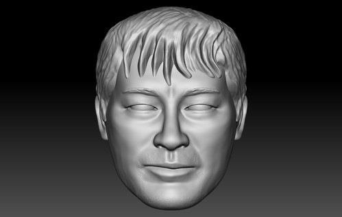 Kenta Kobashi 3D printed action figure head | Veg3d