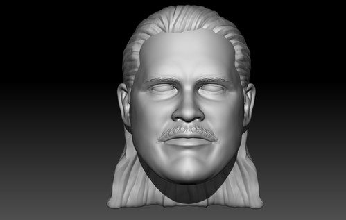 Blake Beverly Beverly bros 3D printed action figure head | Veg3d