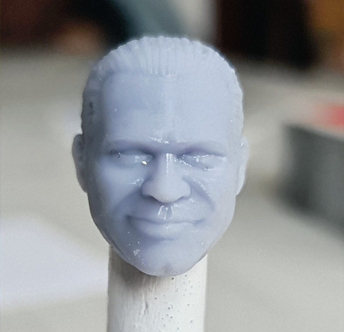 Mongo McMichael 3D printed action figure head | Veg3d