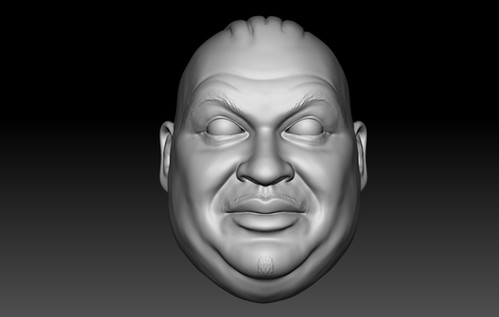 Abdullah The Butcher 3D printed action figure head | Veg3d