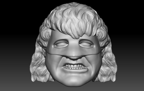 Jimmy Jack Funk no hat 3D printed action figure head | Veg3d