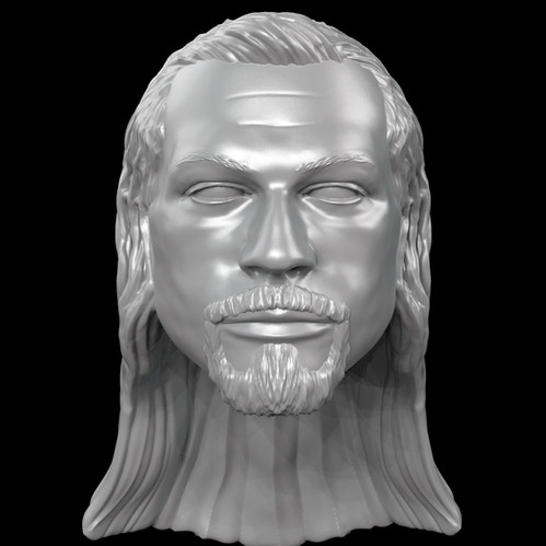 Jerry Lynn 3D printed head | Veg3d