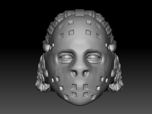 Lord Humongous 3D printed action figure head | Veg3d