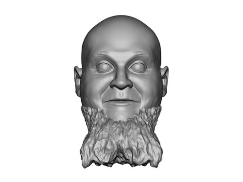 Roadkill 3D printed custom action figure head | Veg3d