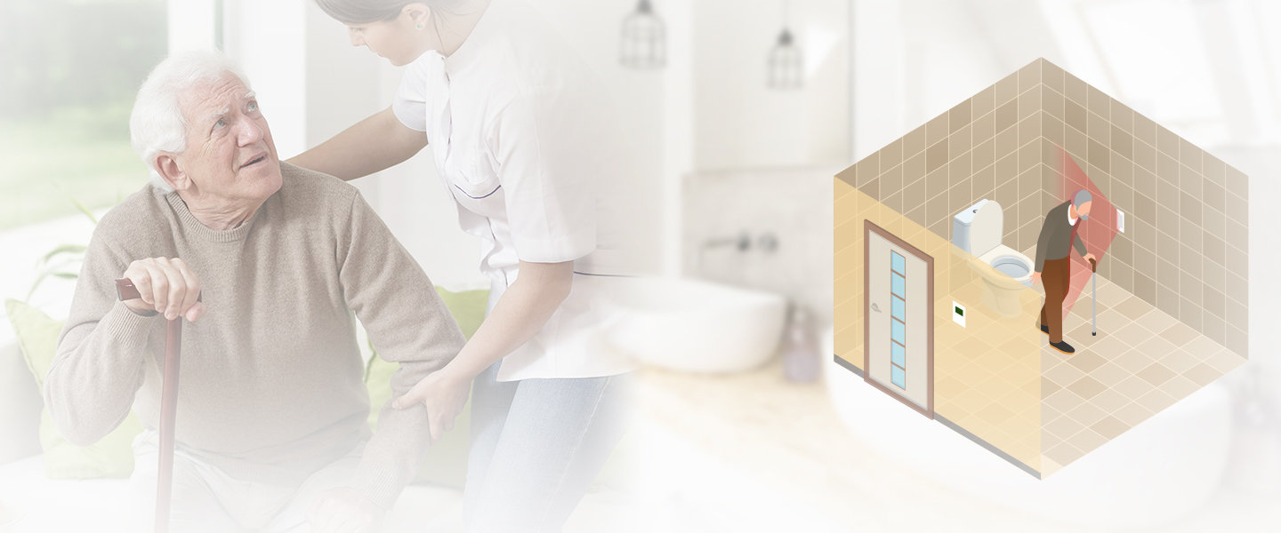 Bathroom Passive Alarm System | Alerts When a Patient Gets Off The Toilet