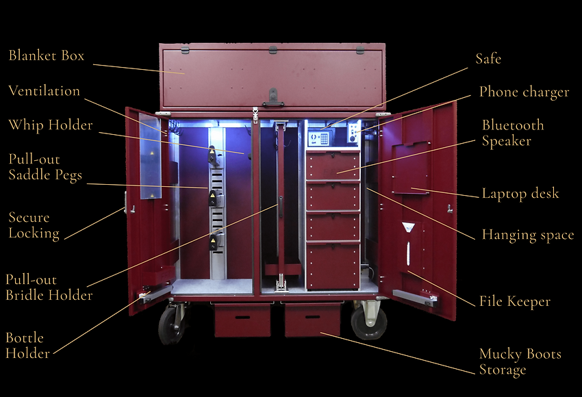 Tack Lockers | Flexi Equine Tack Lockers | Knockmitten Ind