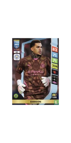 Panini Adrenalyn XL FIFA 2025 EDERSON 65 Single Card | Ks Cards And Collect