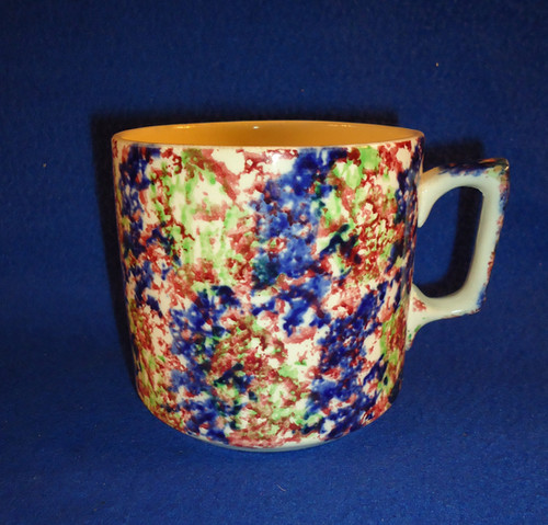 Multi-Colored Staffordshire Spongeware Mug | Doc's Crocks