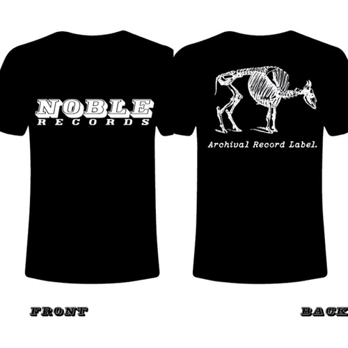 Noble Record Label Skeleton Tee | Mysite