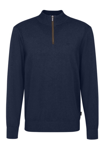 Bugatti Navy Blue1 /2 Zip | JV Kelly Menswear