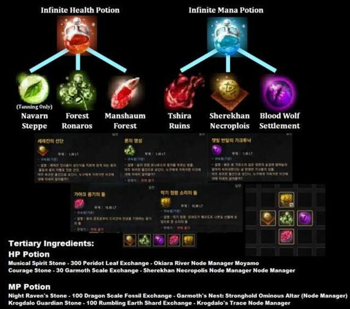 Black Desert Online Rare Treasures - Infinite Potion Guide