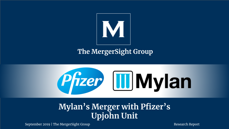 Mylan’s Merger with Pfizer’s Upjohn Unit