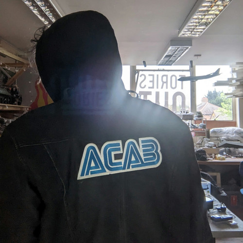 ACAB/SEGA Embroidered Patch (Large/Small) | SPELLING MISTAKES COST LIVES