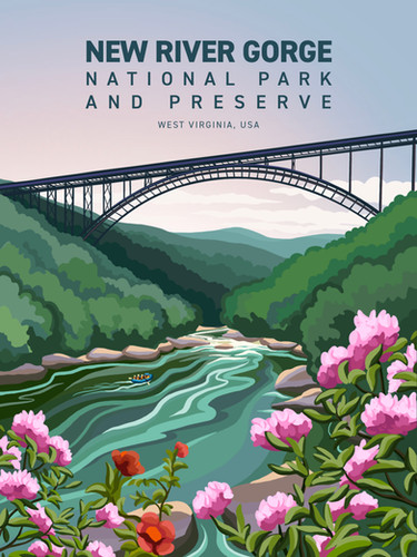 New River Gorge | Sun Earth Moon
