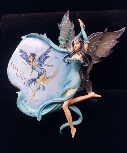 "Imagine" Bradford Exchange Realm of Wonder Series Wall Decor Fairies # ...