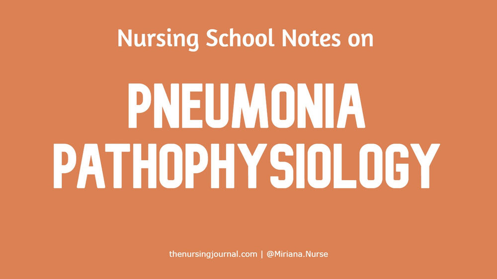 Pneumonia Pathophysiology