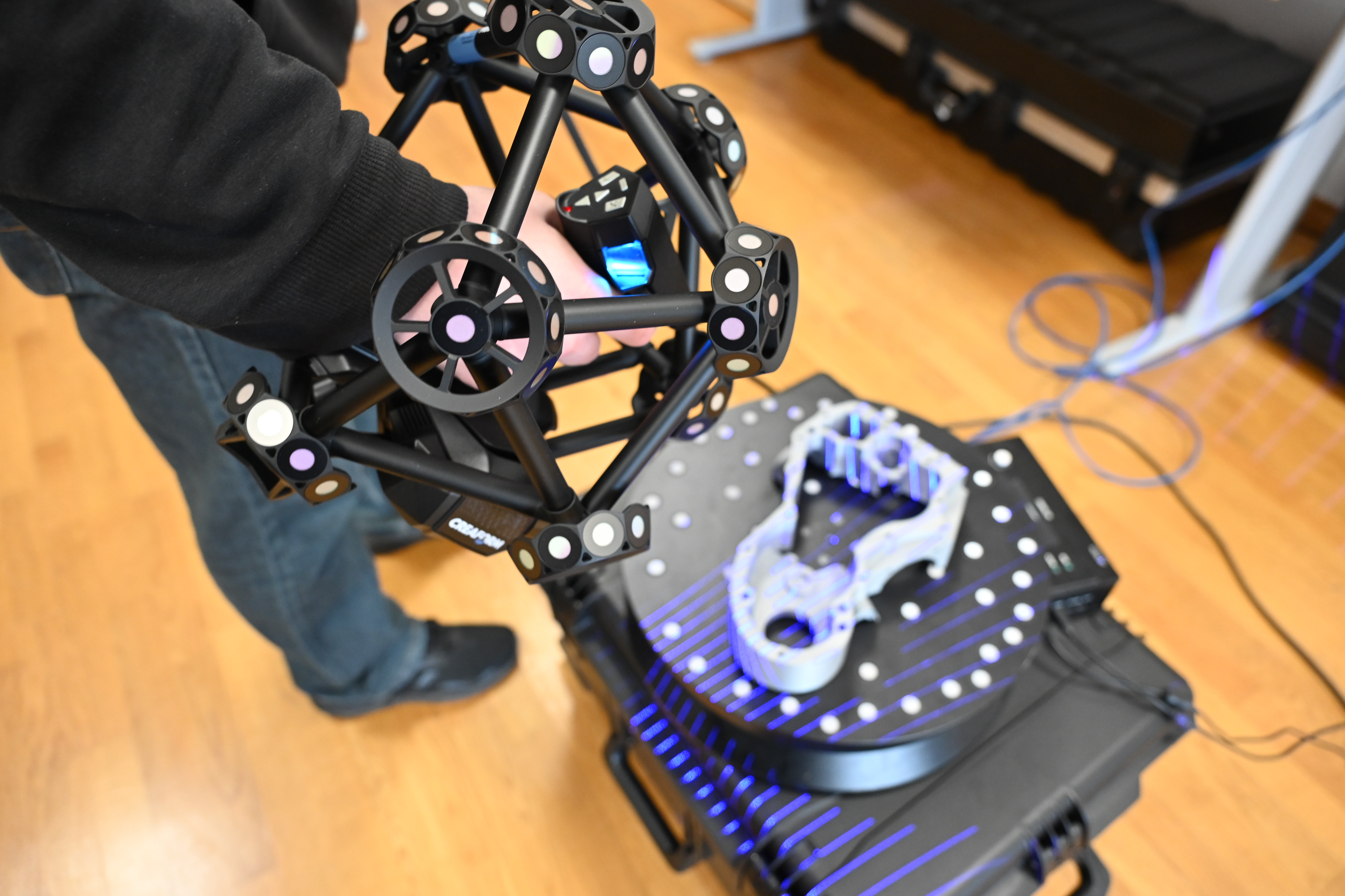 Laser 3D scanner MetraSCAN BLACK Elite scanner | Rudolfovo.eu