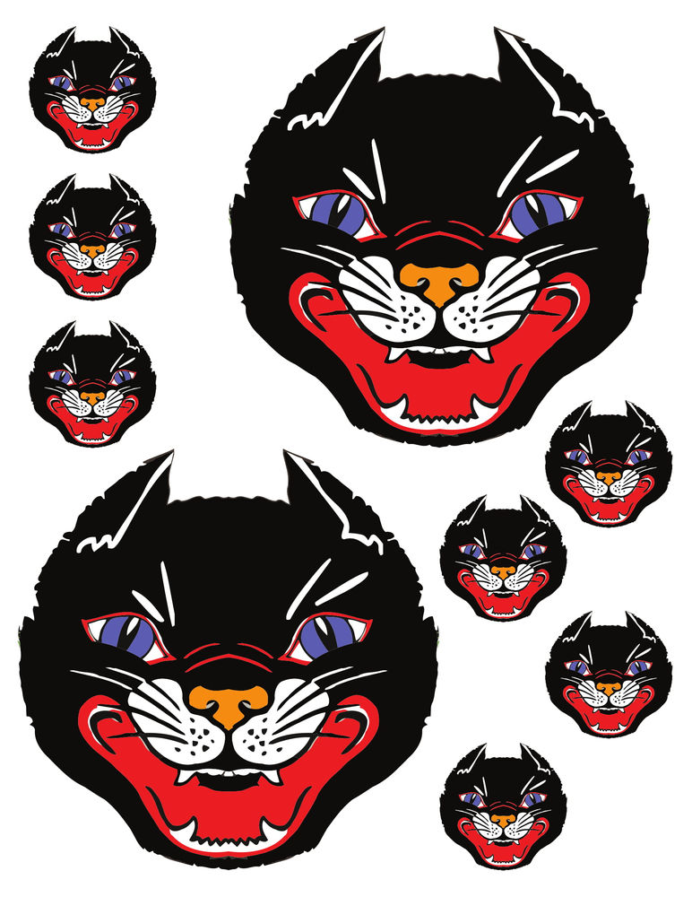 Printable Halloween Cats