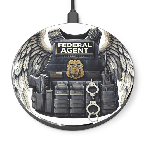 Federal Agent Wireless Charger – Power with Purpose | Thin Line Designs