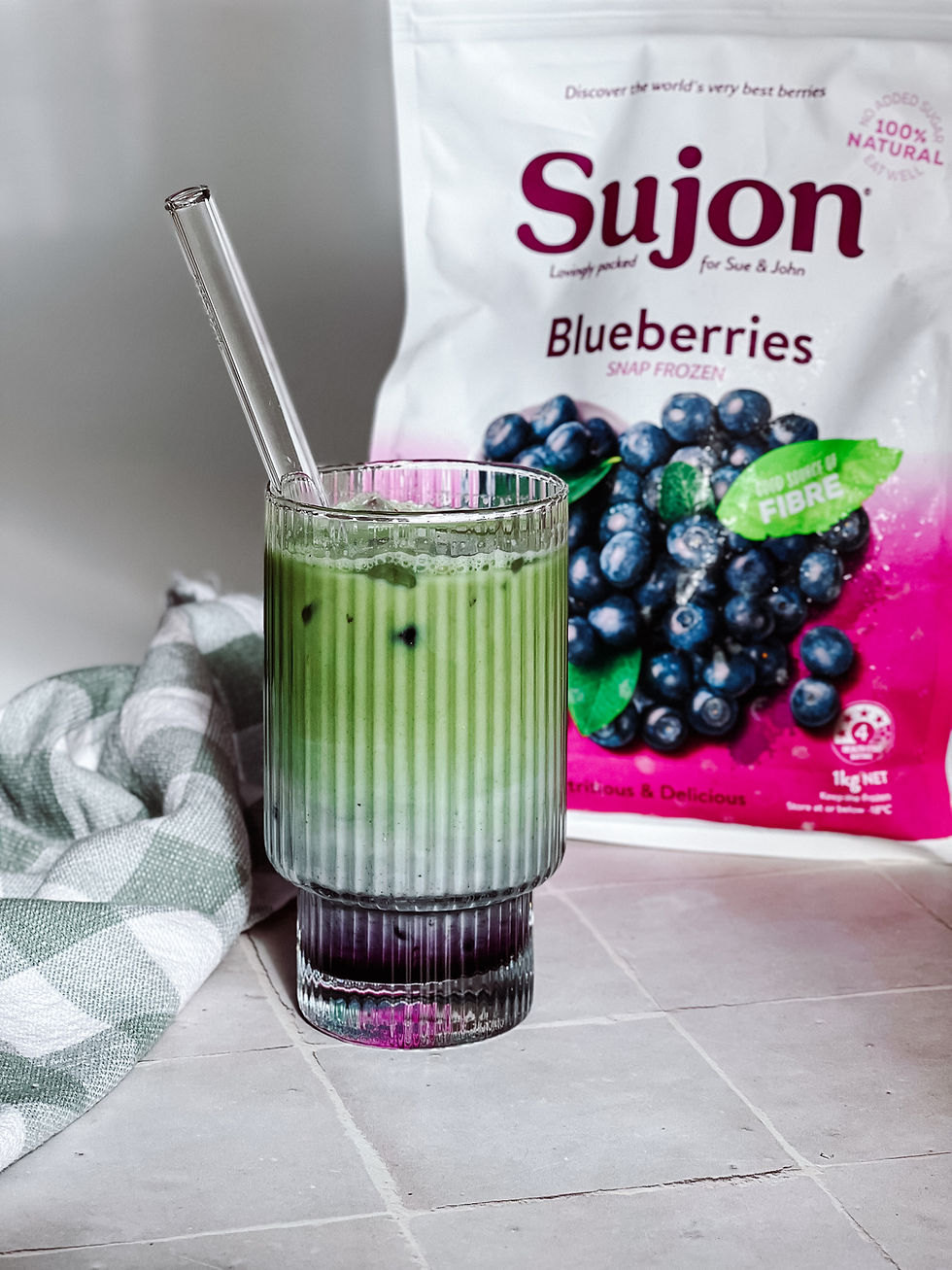 Boost Your Health with a Blueberry Matcha Power Drink