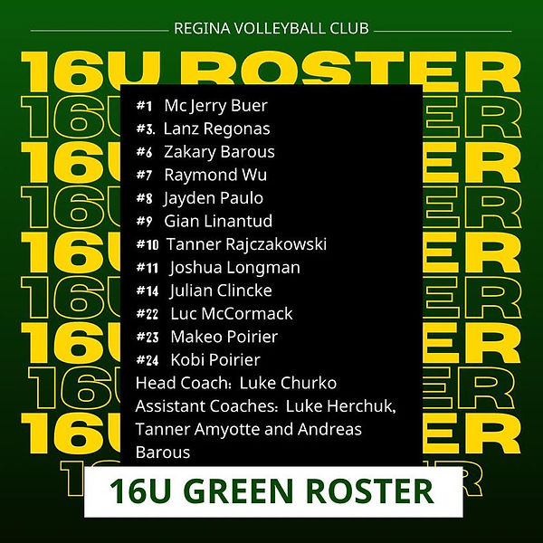 2024 RVC Teams | Regina Volleyball