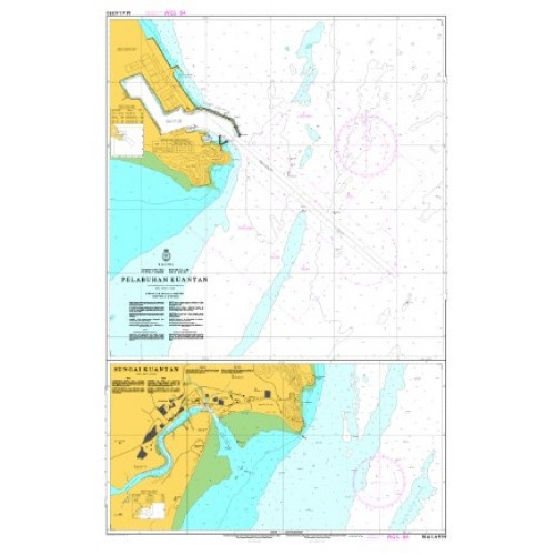 MAL 6359 - KUANTAN PORT AND KUANTAN RIVER | mapsglobespecialist