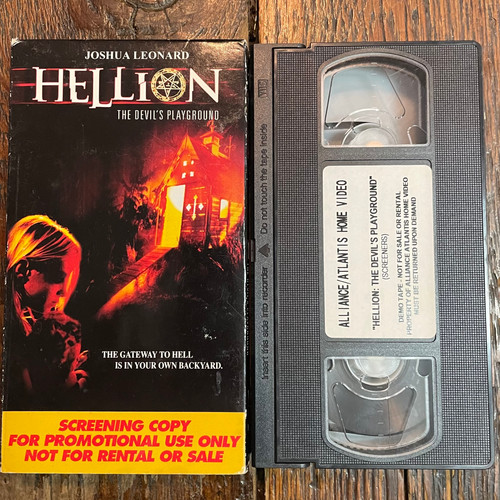 HELLION THE DEVIL’S PLAYGROUND - VHS Tape (Screening Copy) | CAVITY ...