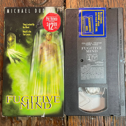 FUGATIVE MIND - VHS Tape | CAVITY CuriosityShop