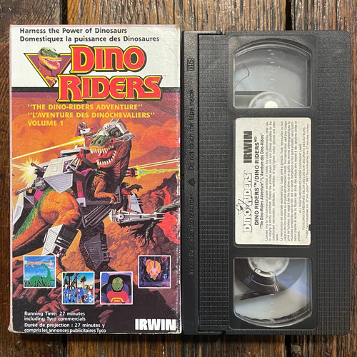 DINO RIDERS - VHS Tape | CAVITY CuriosityShop