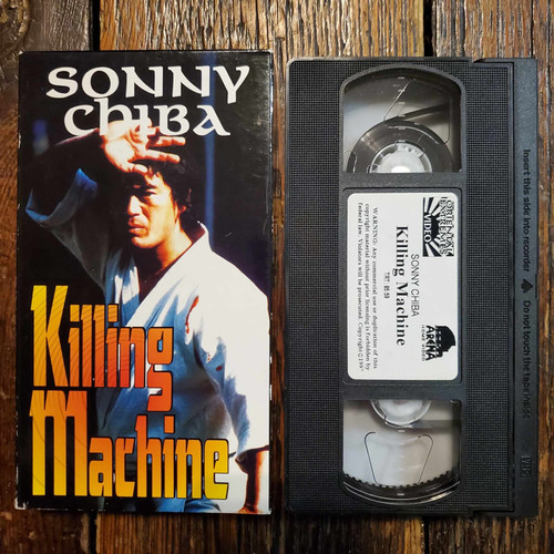 Sonny Chiba : KILLING MACHINE - VHS Tape | CAVITY CuriosityShop