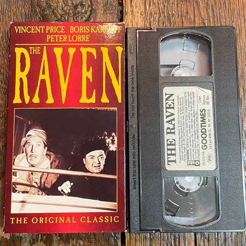 THE RAVEN - VHS Tape | CAVITY CuriosityShop