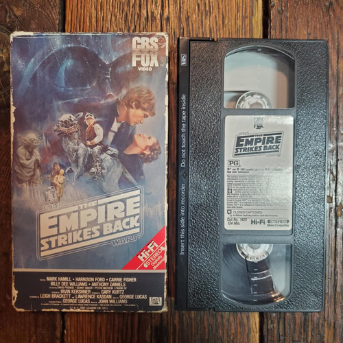 Star Wars : THE EMPIRE STRIKES BACK - VHS Tape | CAVITY CuriosityShop