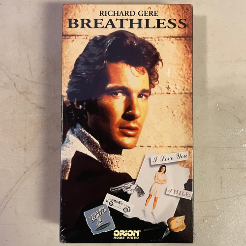 Still Sealed! BREATHLESS - VHS Tape | CAVITY CuriosityShop