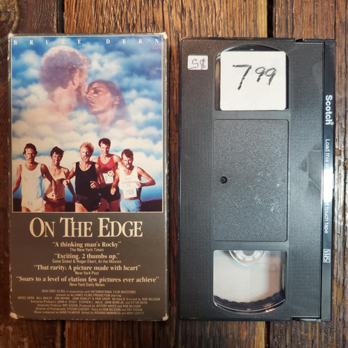 ON THE EDGE - VHS Tape (Ex-rental, missing sticker) | CAVITY CuriosityShop