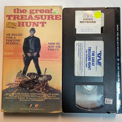 THE GREAT TREASURE HUNT - VHS Tape | CAVITY CuriosityShop
