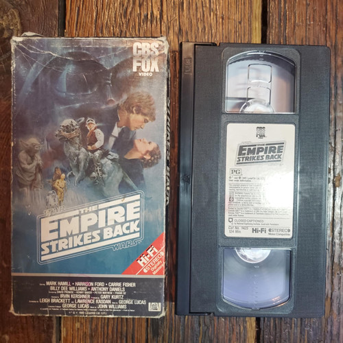 THE EMPIRE STRIKES BACK - VHS Tape (Damaged Case) | CAVITY CuriosityShop