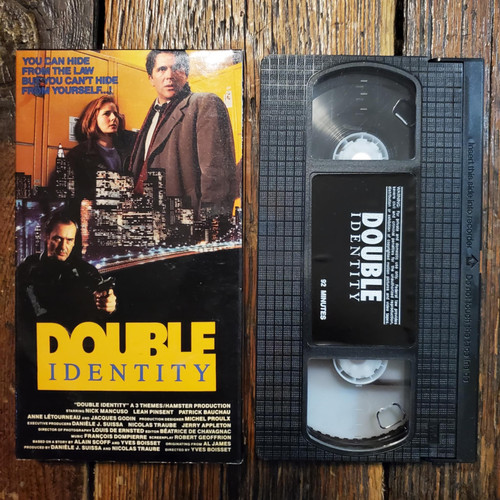 DOUBLE IDENTITY - VHS Tape | CAVITY CuriosityShop