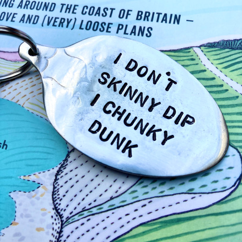 I Don't Skinny Dip I Chunky Dunk Keyring | Swim Wild Swim Free
